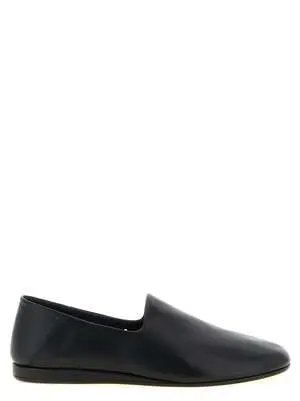 Jacquemus Les Pantoufles Leather Slippers - Black