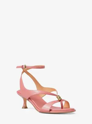 Michael Kors Cherie Leather Sandals - Pink