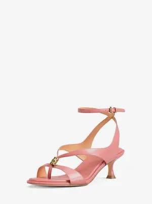 Michael Kors Cherie Leather Sandals - Pink