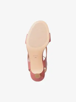 Michael Kors Cherie Leather Sandals - Pink
