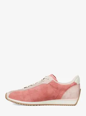 Michael Kors Rhodes Color-block Suede Trainers - Pink
