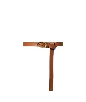 Michael Kors Leather Belt Brown