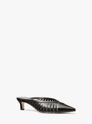 Michael Kors Adriana Leather Mule