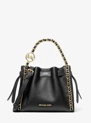 Michael Kors Mina Small Chain Crossbody Bag - Black