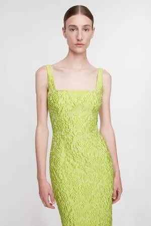 EMILIA WICKSTEAD Micheline Dress In Embossed Cloque