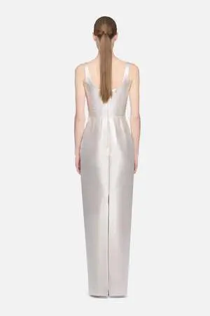 EMILIA WICKSTEAD Sharon Metallic Cloqué Gown - Champagne