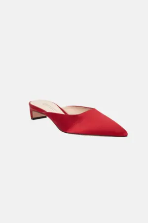EMILIA WICKSTEAD Katy Shoe In Satin