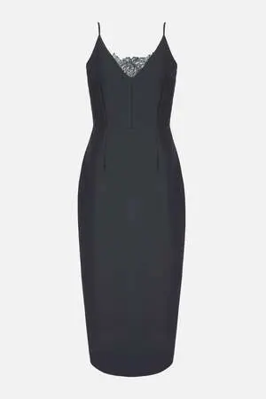 EMILIA WICKSTEAD Libera Dress In Cloque - Black