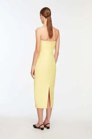 EMILIA WICKSTEAD Hailee Dress In Moiré Mikado