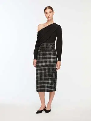 EMILIA WICKSTEAD Asymmetric One-shoulder Silk Crepe De Chine Top