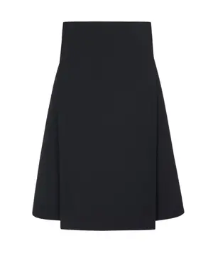EMILIA WICKSTEAD Birdseye Suiting Skirt - Black