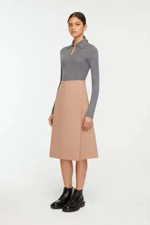 EMILIA WICKSTEAD Ifsa Skirt In Birdseye Suiting
