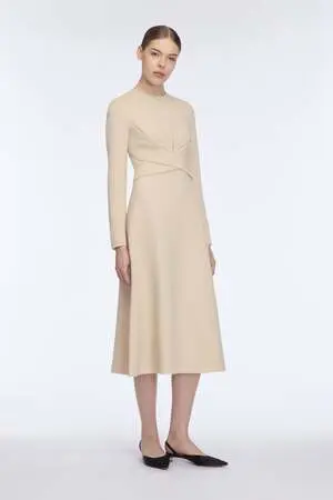 EMILIA WICKSTEAD Elta Dress In Single Wool Crepe