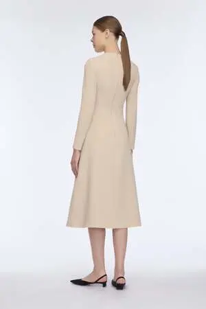 EMILIA WICKSTEAD Elta Dress In Single Wool Crepe