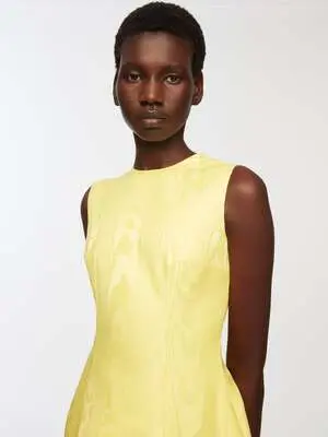 EMILIA WICKSTEAD Mara Dress In Moiré Mikado