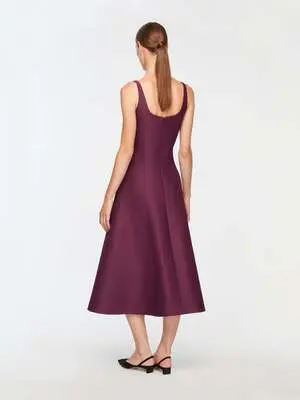 EMILIA WICKSTEAD Letisha Dress In Needle Punch Satin