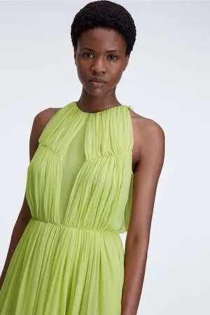EMILIA WICKSTEAD Chiffon Crepe Wilson Midi Dress