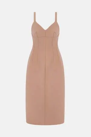 EMILIA WICKSTEAD Ezekeil Dress In Birdseye Suiting