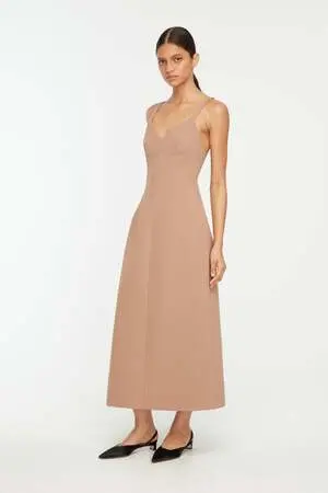 EMILIA WICKSTEAD Ezekeil Dress In Birdseye Suiting