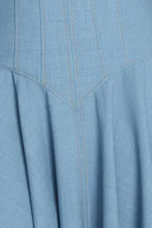 EMILIA WICKSTEAD Harmoni Melange Summer Wool Dress