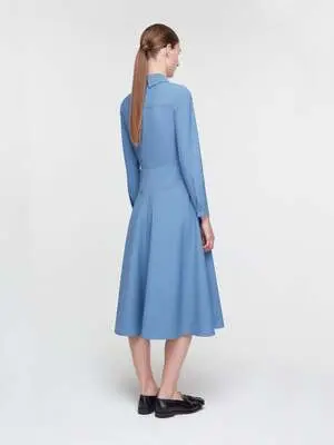 EMILIA WICKSTEAD Aspyn Dress In Melange Summer Wool