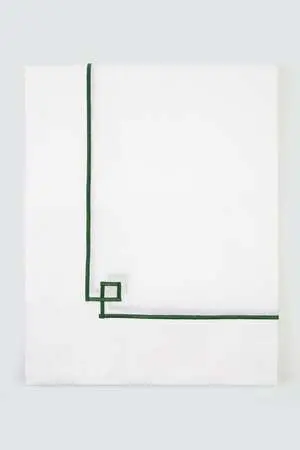 EMILIA WICKSTEAD Printed Signature Linen Table Cloth - Green