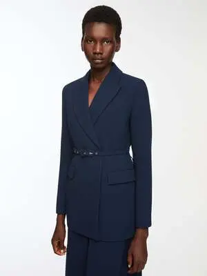EMILIA WICKSTEAD Danya Jacket In Single Wool Crepe