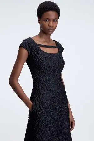 EMILIA WICKSTEAD Pesca Dress In Embossed Cloque