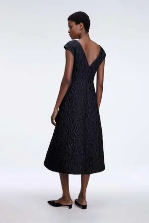 EMILIA WICKSTEAD Pesca Dress In Embossed Cloque