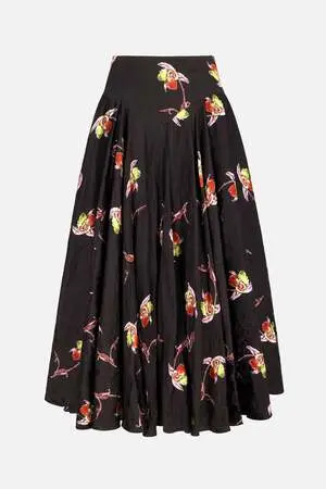 EMILIA WICKSTEAD Nera Skirt In Satin