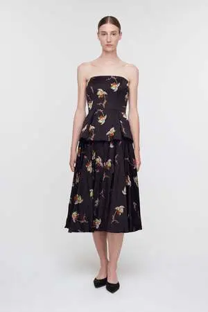 EMILIA WICKSTEAD Nera Skirt In Satin