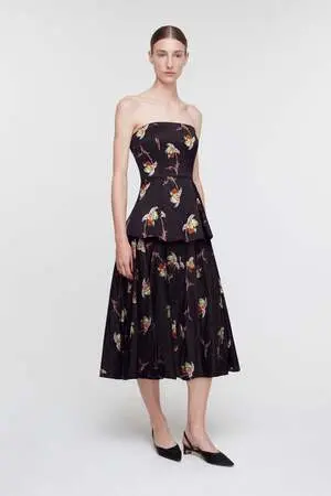 EMILIA WICKSTEAD Nera Skirt In Satin