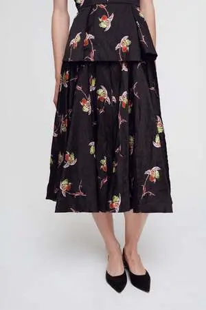EMILIA WICKSTEAD Nera Skirt In Satin
