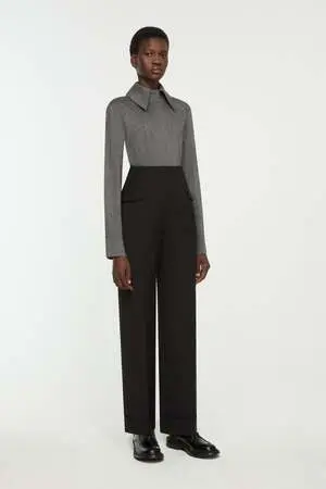 EMILIA WICKSTEAD Brissa Trousers In Birdseye Suiting