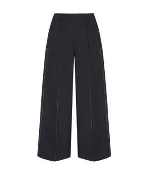EMILIA WICKSTEAD Tailored Straight Leg Cropped Trousers