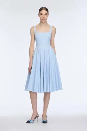 EMILIA WICKSTEAD Nikush Dress In Icy Denim