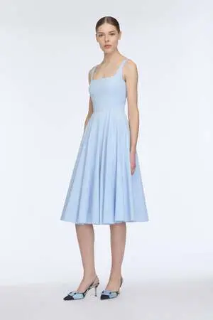 EMILIA WICKSTEAD Nikush Dress In Icy Denim