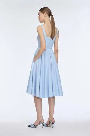 EMILIA WICKSTEAD Nikush Dress In Icy Denim