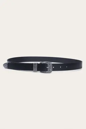 THE FRYE COMPANY 25mm Western Belt - Black