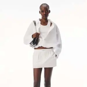 Alexander Wang Gathered Button Down Shirt With Tank - White