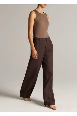 Vince Mid-rise Paneled Stretch-cotton Pant