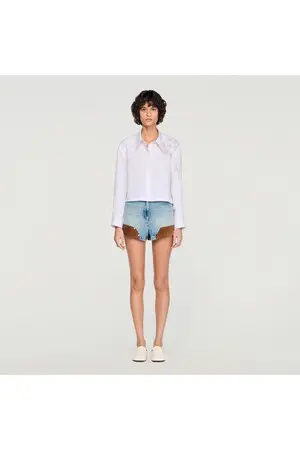 Sandro Embroidered Shirt