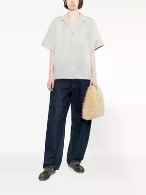 Maison Kitsuné Striped Resort Shirt