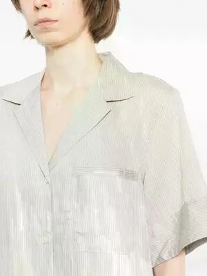 Maison Kitsuné Striped Resort Shirt