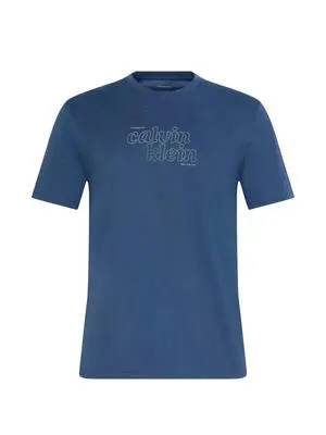Calvin Klein Logo-print Crew-neck T-shirt