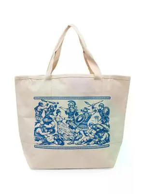 MELT Graphic Print Tote Bag - Neutrals