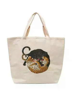 MELT Graphic Print Tote Bag - Neutrals
