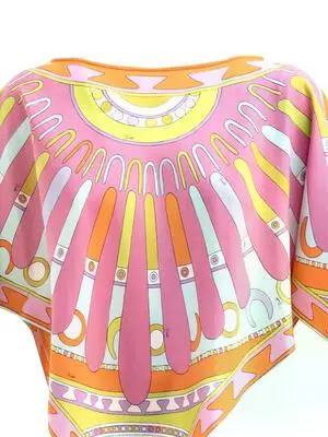 Emilio Pucci Solei Print Silk Kaftan