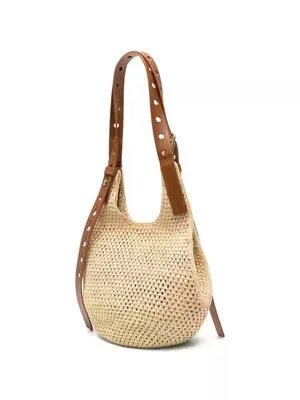 Loewe X Paula's Ibiza Woven Shoulder Bag