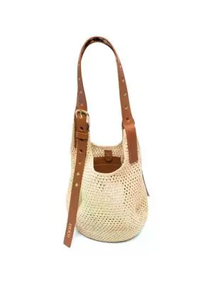 Loewe X Paula's Ibiza Woven Shoulder Bag